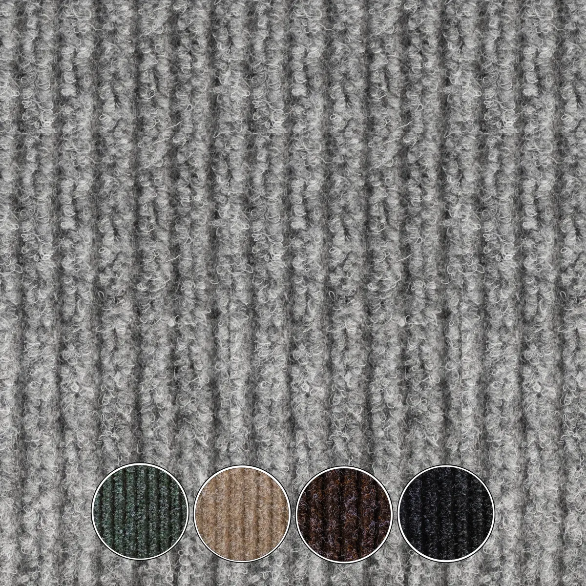 Ribbed Needle Punch Matting - Standard Grade Barrier Matting