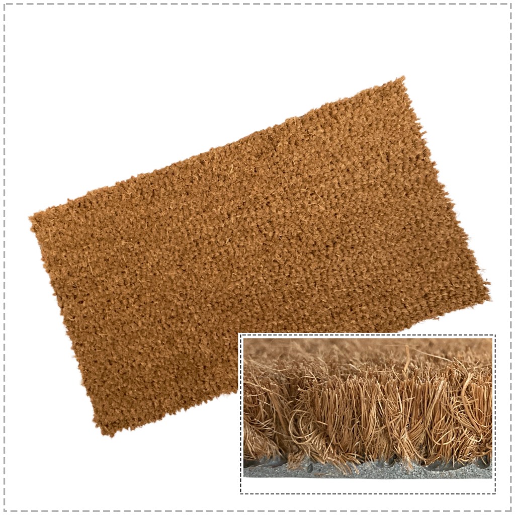 Standard Size PVC Coir - PVC Backed Coir Matting - PVC Backed
