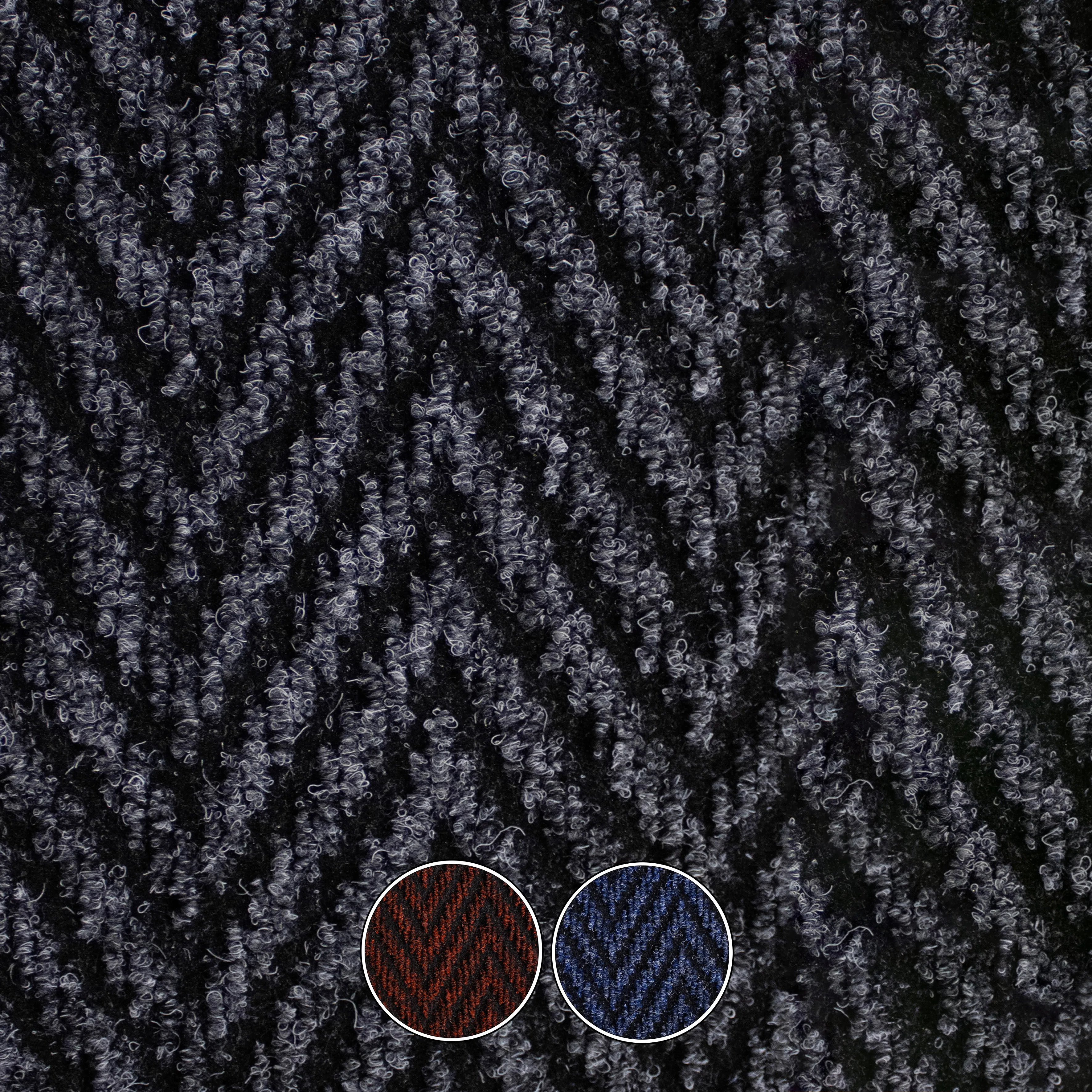 Synthetic Ribbed Matting - Chevron Pattern Barrier Matting