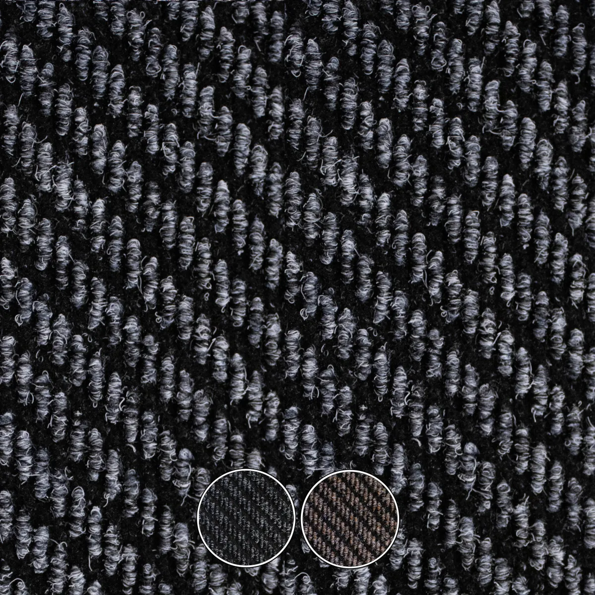 Heavy Duty Needle Punch Matting - Diagonal Design - Barrier Mat