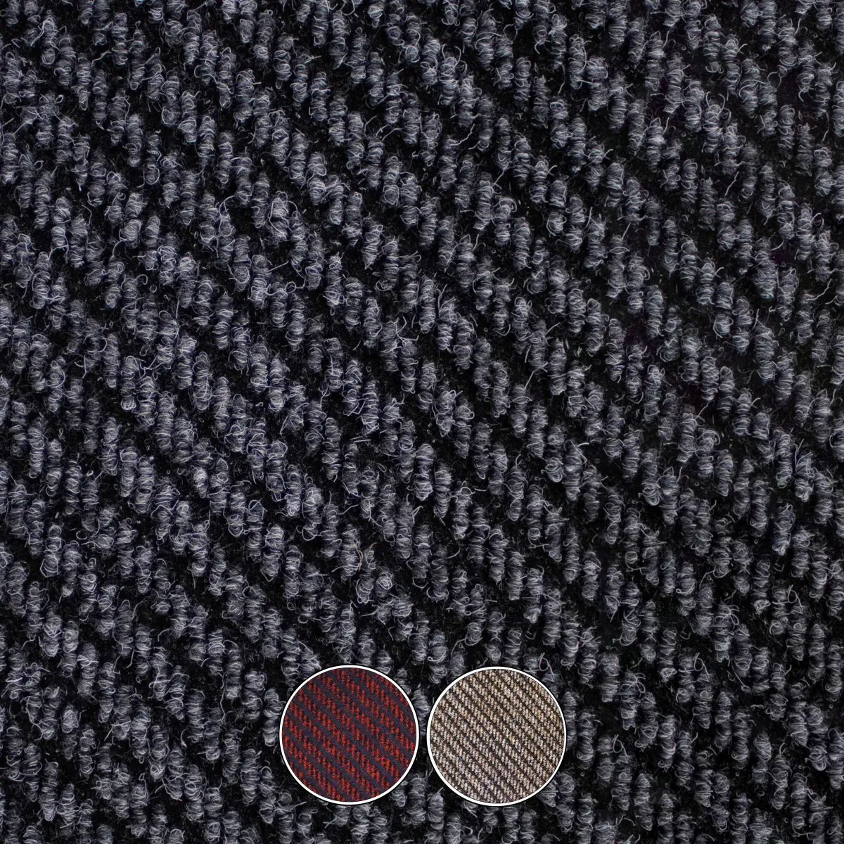 Diagonal Ribbed Matting - Diagonal Design Barrier Matting - Rib