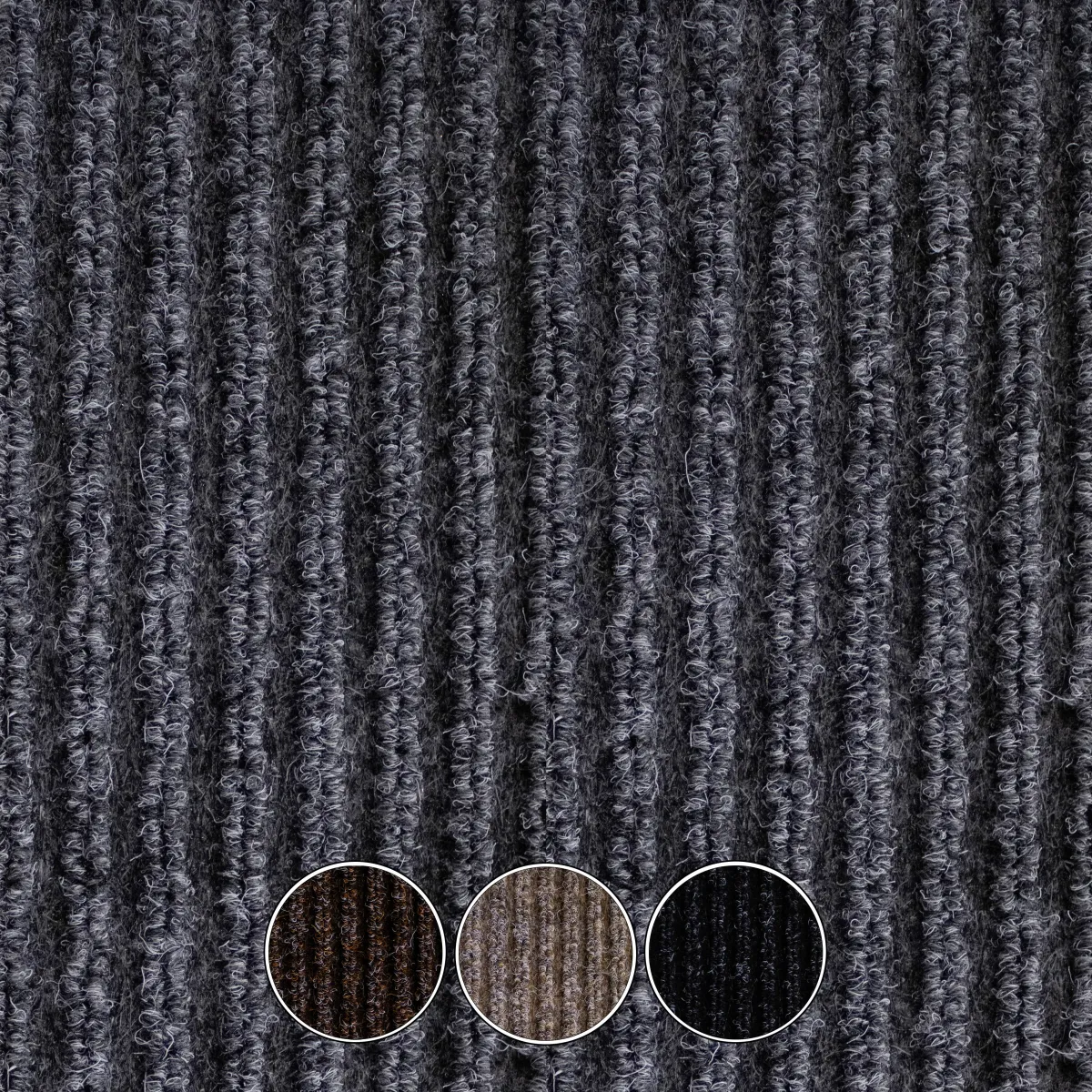 Ribbed Needle Punch Matting - Heavy Duty - Quality Barrier Mats